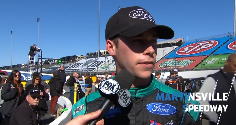 Rhodes learns from Kyle Busch: 'It was fun following him' | NASCAR.com