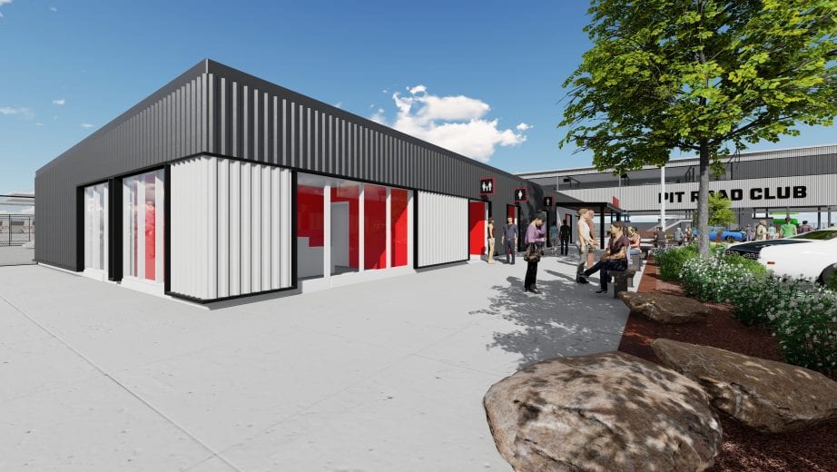 Renderings of the new Talladega Garage Experience | NASCAR.com