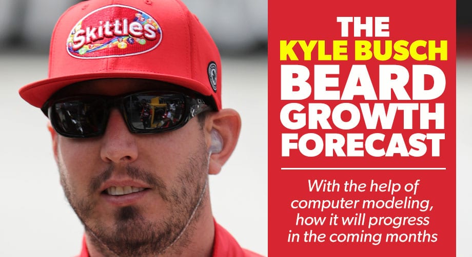 @nascarcasm: Long-term forecast for Kyle Busch's beard | NASCAR.com