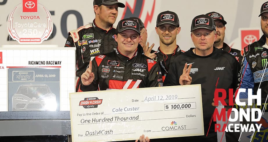 See how Custer won the Dash 4 Cash prize at Richmond | NASCAR.com