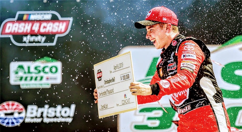 Bell collects first victory at Bristol, Dash 4 Cash prize | NASCAR.com