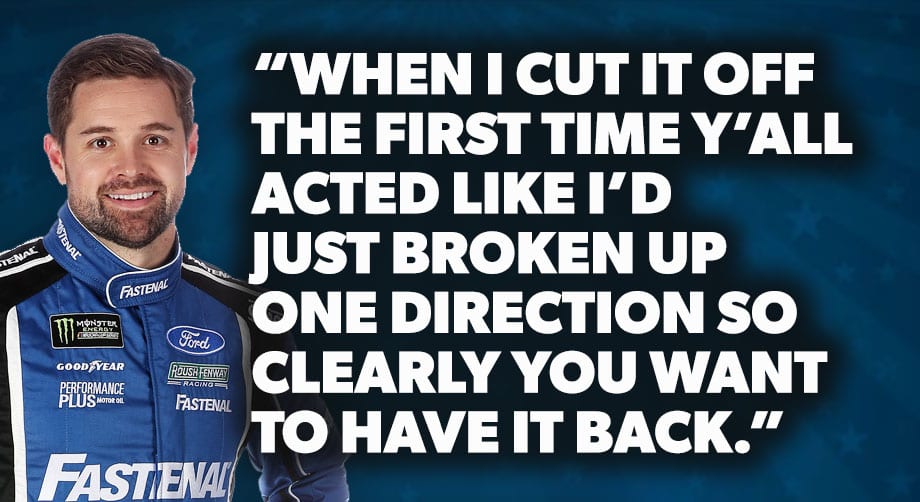 Mullet-inspired campaign slogans for Ricky Stenhouse Jr. | NASCAR.com