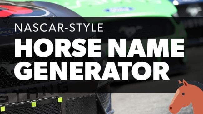 NASCAR-style Kentucky Derby horse name generator | NASCAR.com