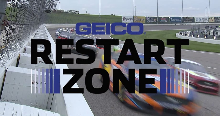 GEICO Restart Zone: Crazy three-wide action from Kansas | NASCAR.com