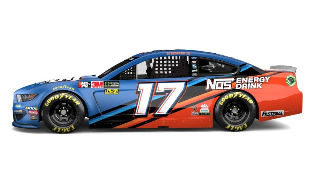 NOS Energy Drink partners with Roush Fenway, No. 17 car