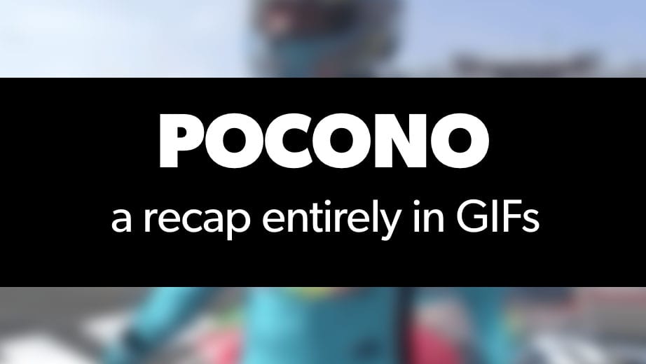 Pocono 400: A recap of Sunday's race entirely in GIFs | NASCAR.com