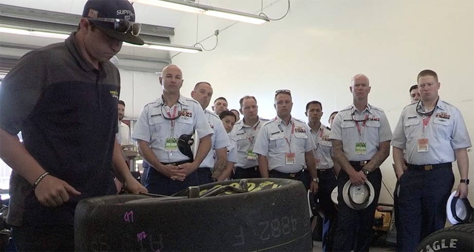 NASCAR Salutes: Focused on 'Future' for military members | NASCAR.com