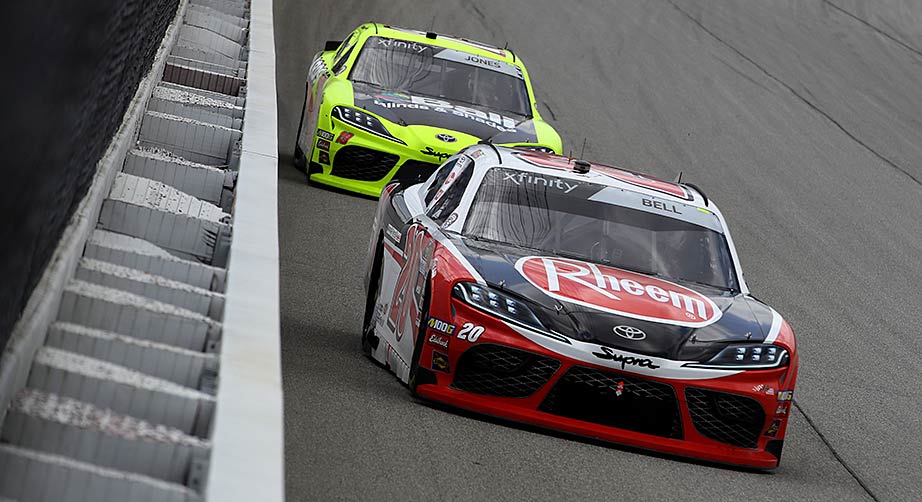 JGR No. 20 fails Xfinity inspection; Bell disqualified | NASCAR.com