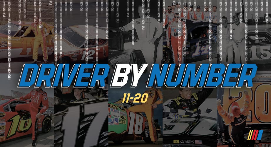 Driver by Number: Revealing best drivers for Nos. 11-20 | NASCAR.com