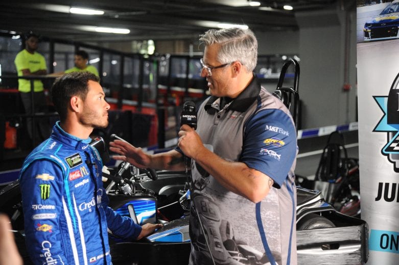 Kyle Larson races fans, media in go-karts at Foxwoods | NASCAR.com