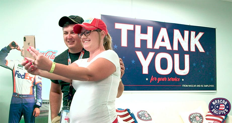 Service members enjoy VIP experience at Daytona | NASCAR.com