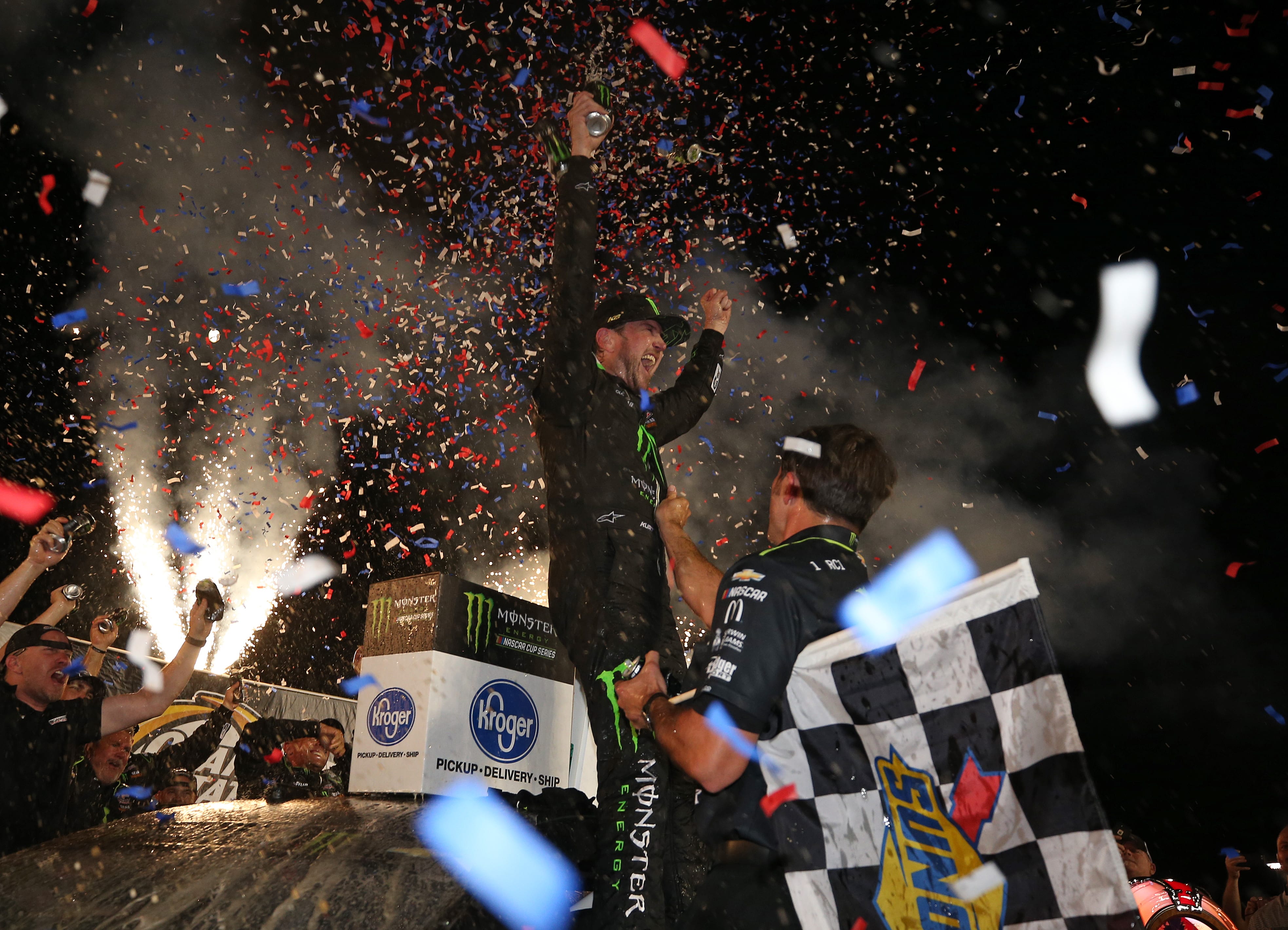 Drivers who won a week after getting passed for the win | NASCAR.com