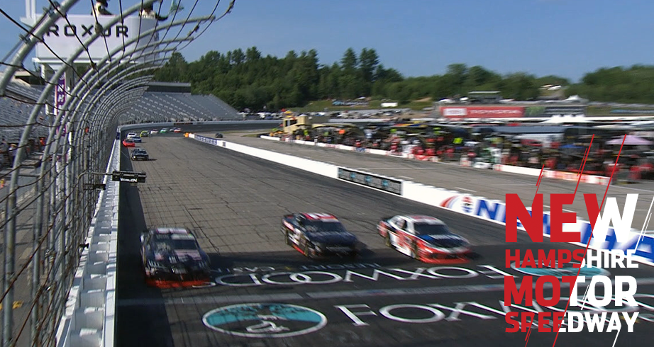 Three-wide battle for Stage 1 finish at New Hampshire | NASCAR.com
