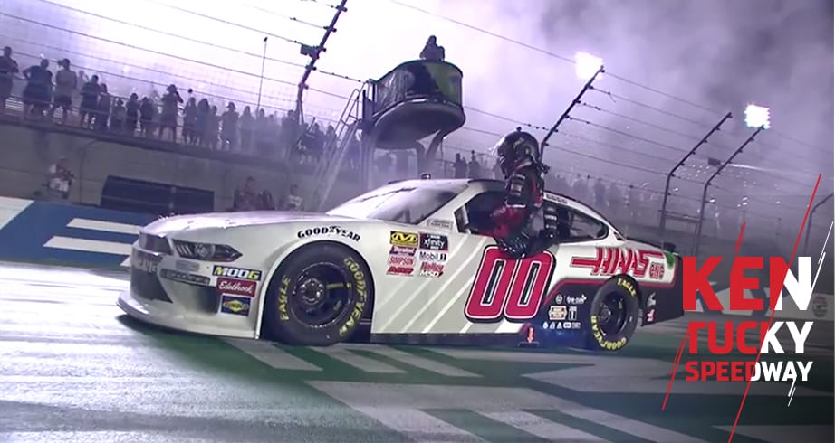 Cole Custer burns it down after dominating Kentucky win | NASCAR.com