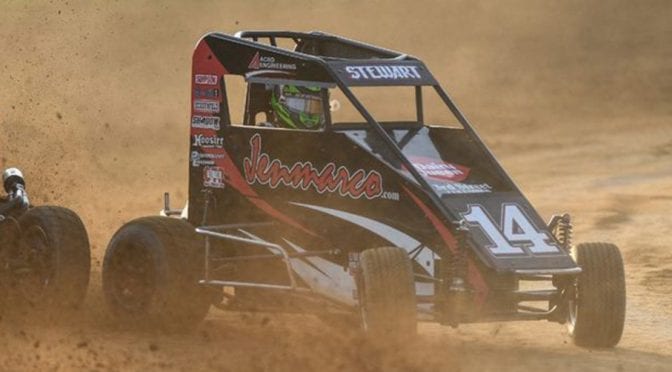 Tony Stewart completes three-peat at TQ Midget race | NASCAR.com
