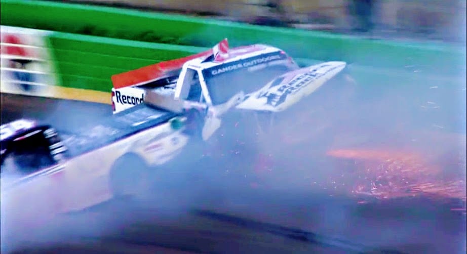 Sparks fly as Boyd, Decker collide in Gander Trucks at Kentucky ...