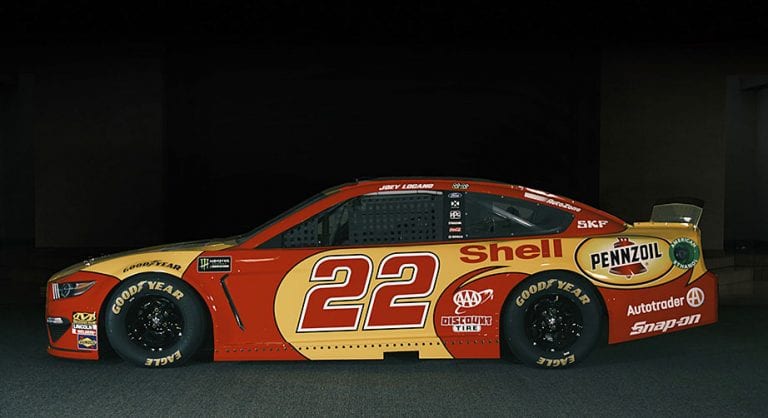 Brittany Logano wears fire suit in Darlington No. 22 reveal | NASCAR.com