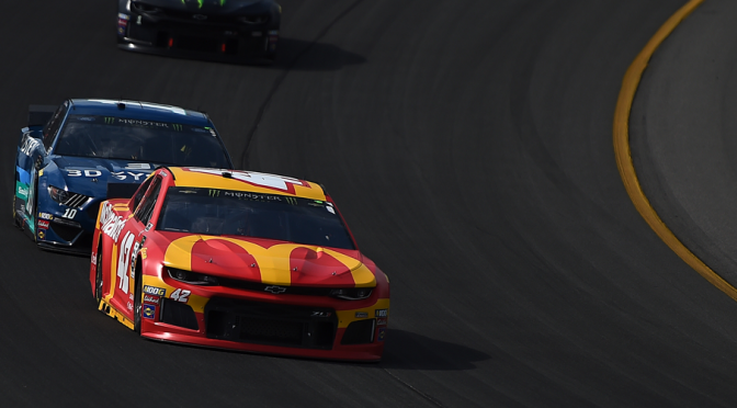 Kyle Larson finishes third at Michigan International Speedway ...