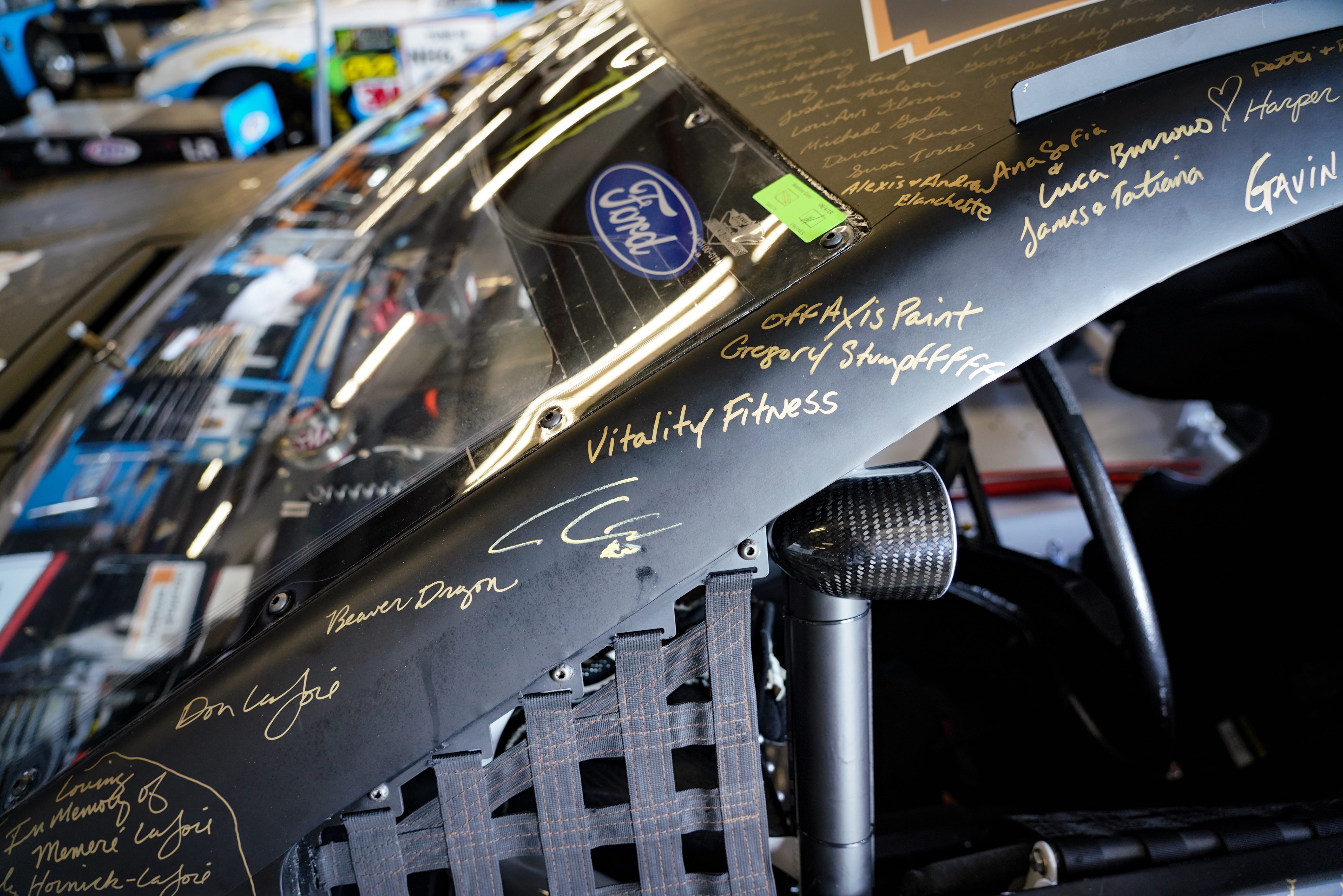 Inside look: (Nearly) every name on Corey LaJoie's car | NASCAR.com