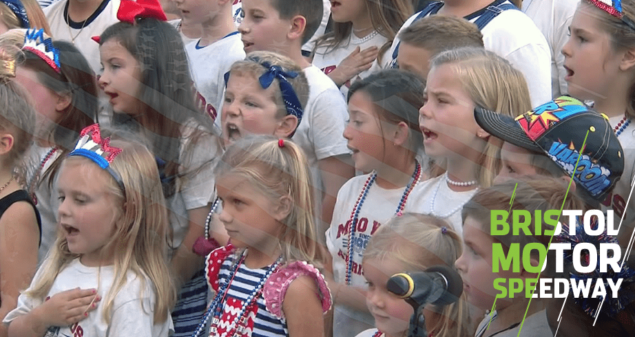 Drivers’ kids sing National Anthem | NASCAR.com