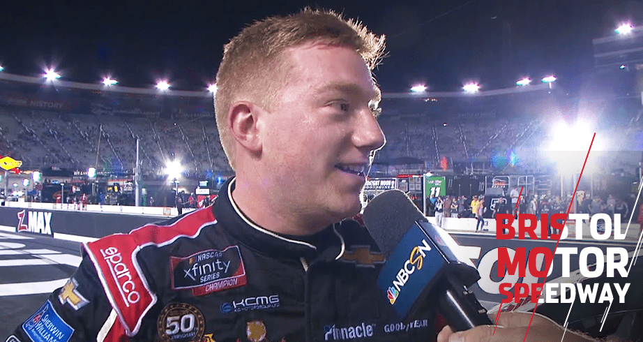 Reddick speechless, overjoyed after Bristol victory - NASCAR.com