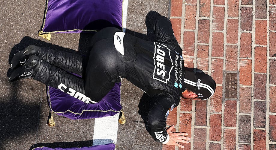 @nascarcasm: Kissing the Bricks at IMS is gross | NASCAR.com