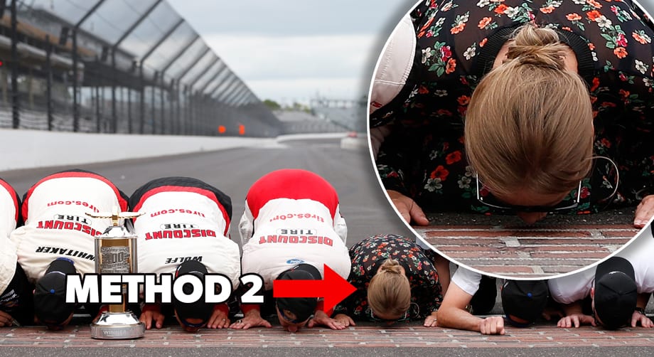 @nascarcasm: Kissing the Bricks at IMS is gross | NASCAR.com