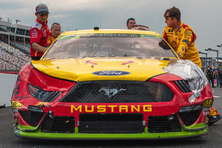 Damaged goods: Post-race crash carnage at the Roval | NASCAR.com