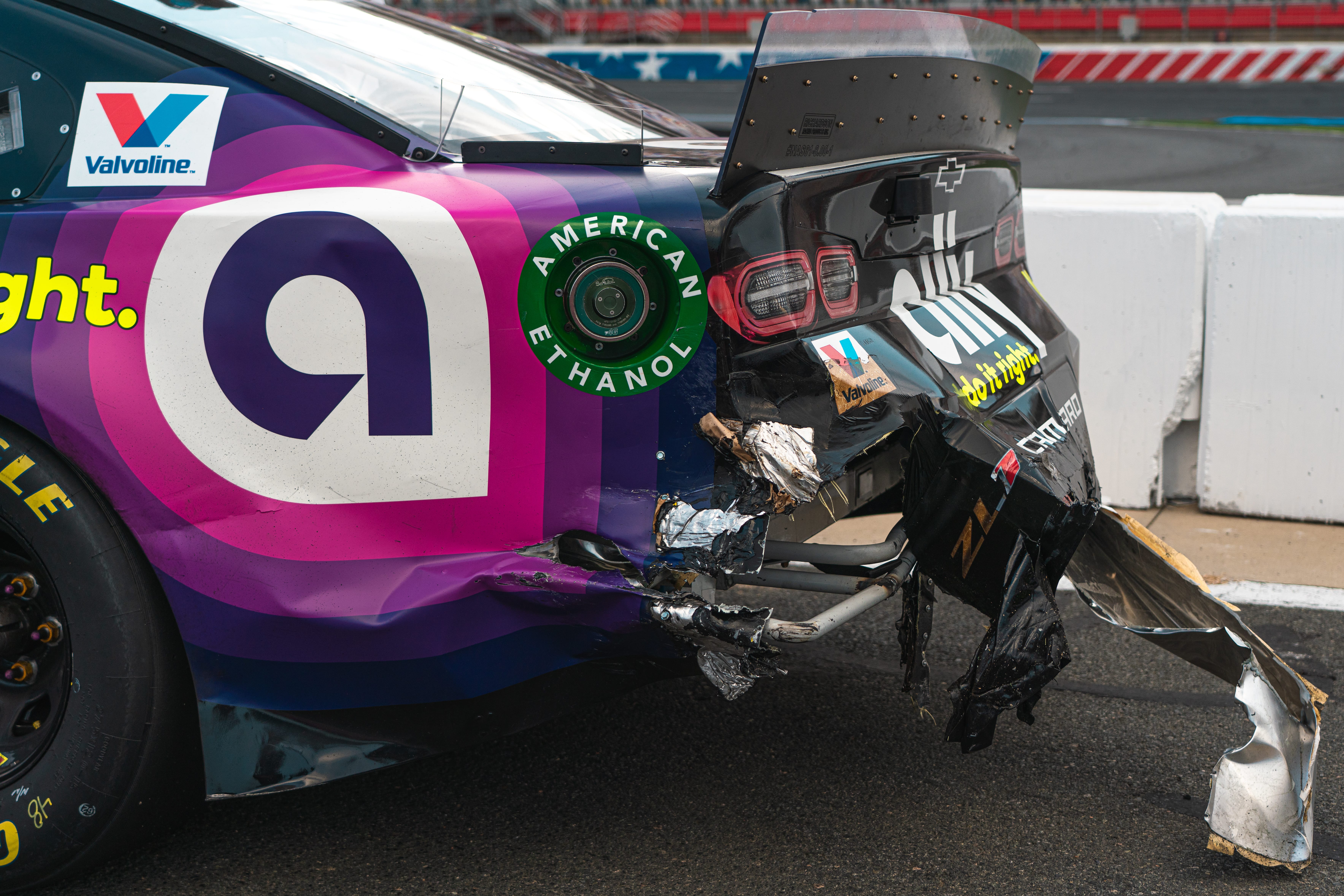 Damaged goods: Post-race crash carnage at the Roval | NASCAR.com