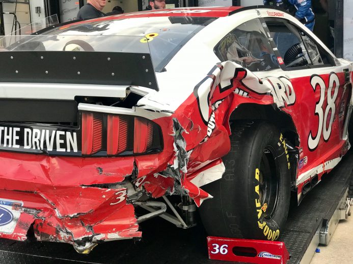 Damaged goods: Post-race crash carnage at the Roval | NASCAR.com