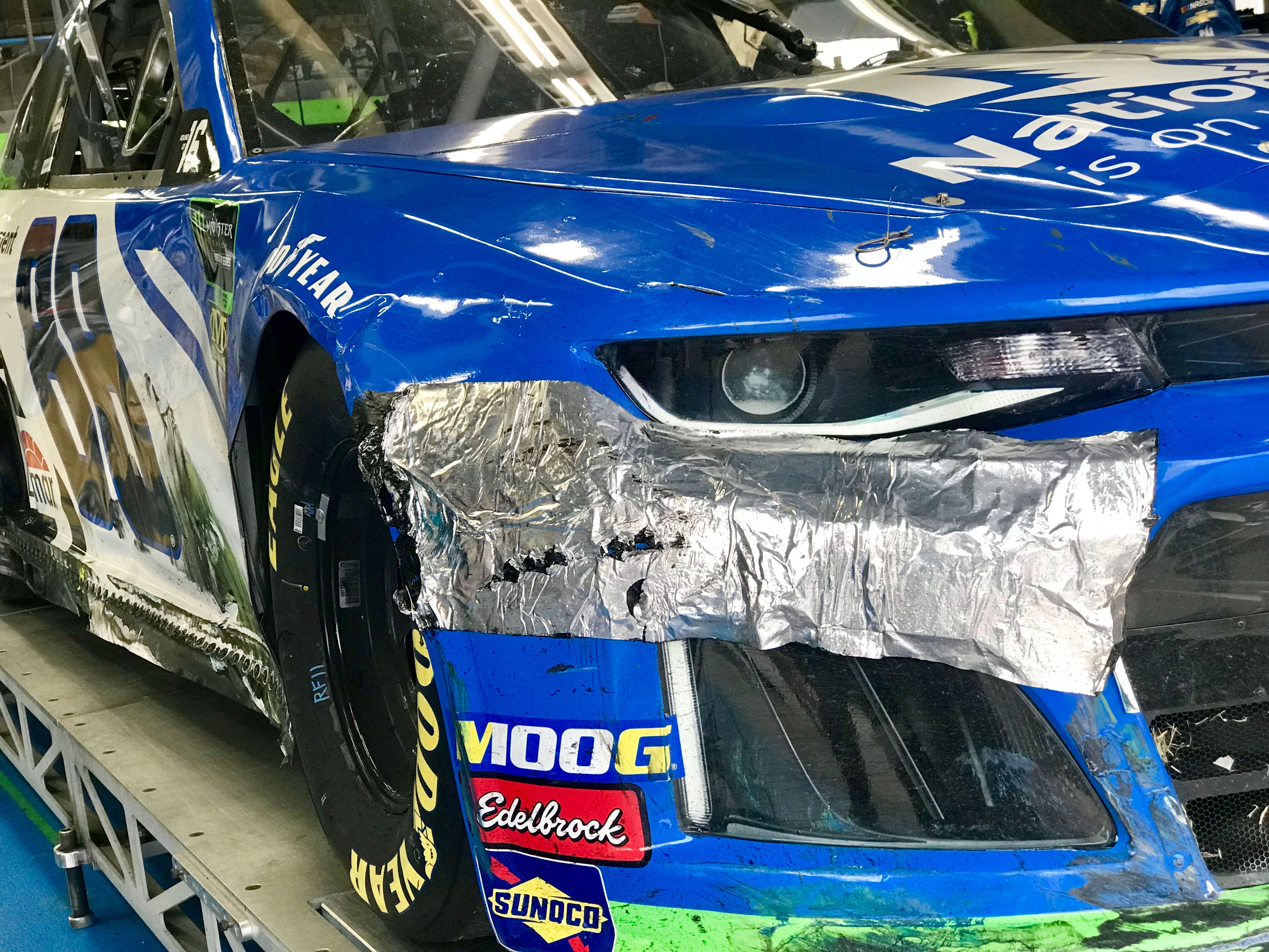 Damaged goods: Post-race crash carnage at the Roval | NASCAR.com