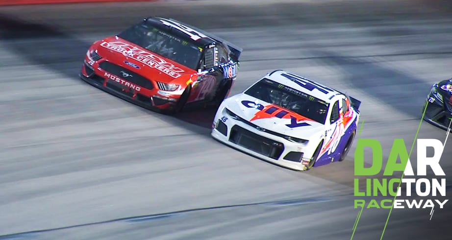 Intense three-wide racing closes out Stage 2 at Darlington | NASCAR.com