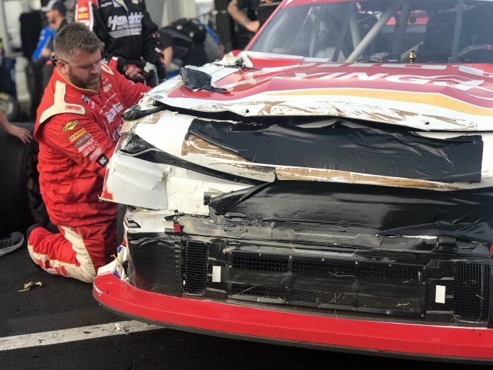 Damaged goods: Post-race crash carnage at the Roval | NASCAR.com
