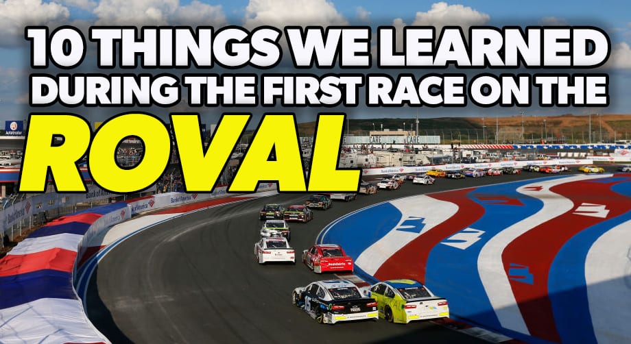 10 things we learned from the first Roval playoff race | NASCAR.com