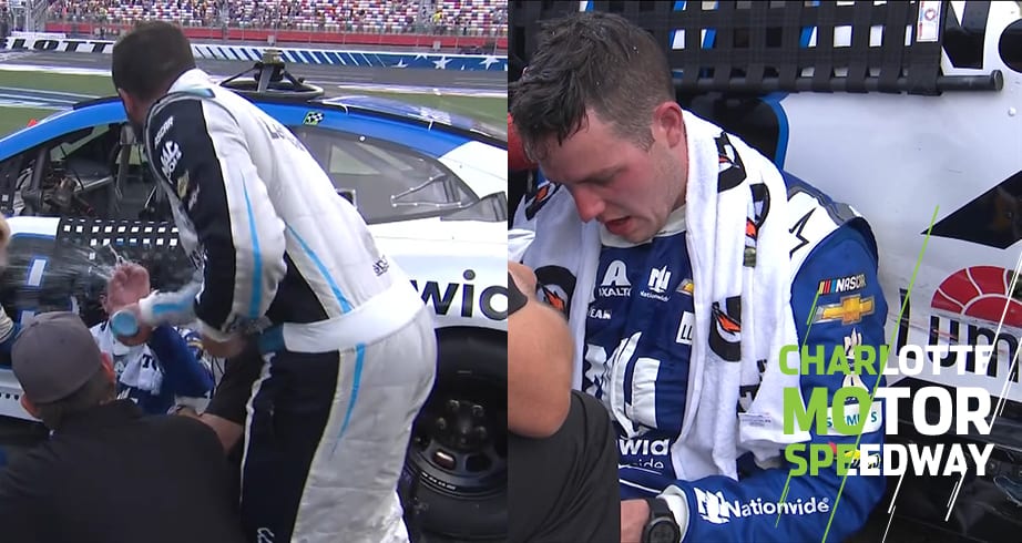 Bubba gives Bowman the business on pit road | NASCAR.com