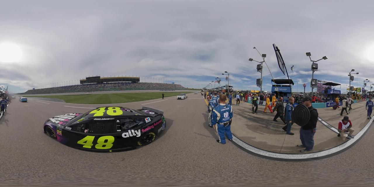 Kansas 360 Cars Rolling Off The Grid - Official Site Of NASCAR