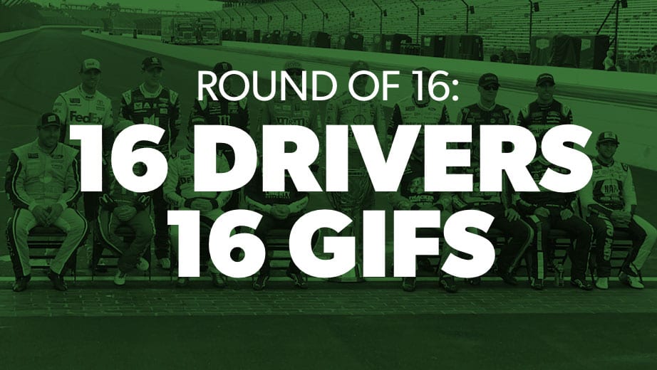 Round of 16 with a GIF for each NASCAR Playoffs driver | NASCAR.com