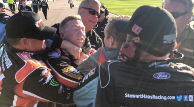 Custer, Reddick tussle on pit road after Kansas Xfinity race | NASCAR.com