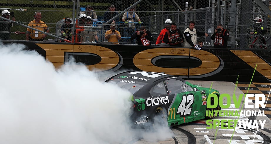Kyle Larson celebrates breaking winless streak at Dover | NASCAR.com