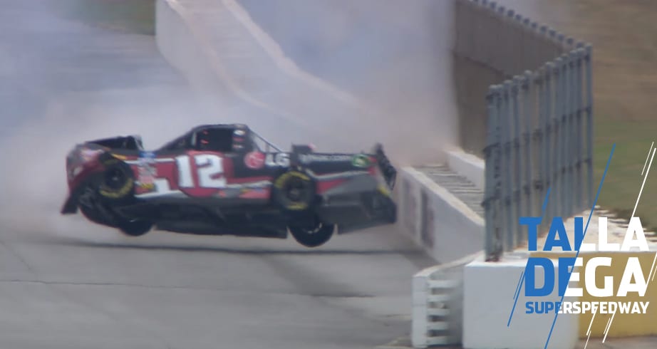 Gus Dean makes hard contact at Talladega | NASCAR.com
