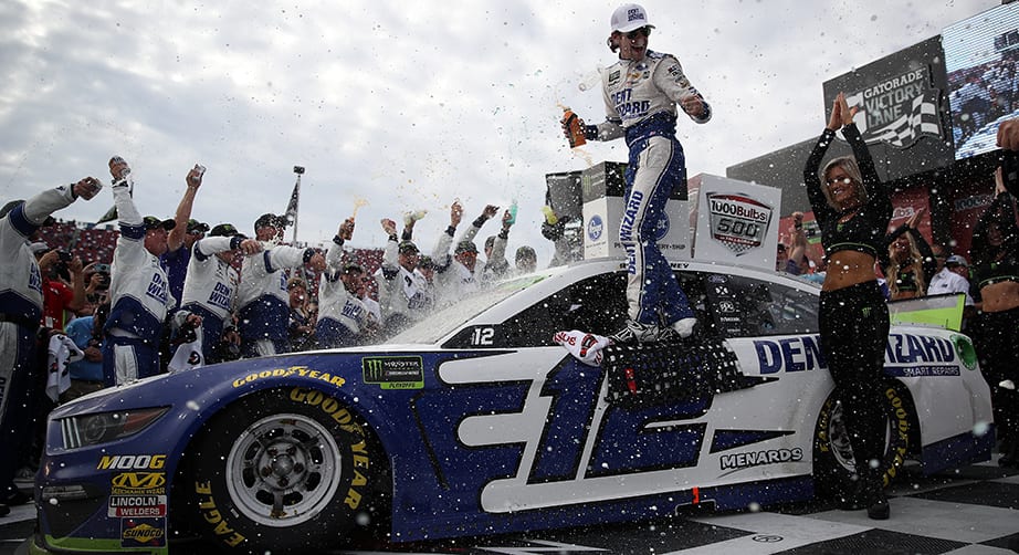 No. 12 of winner Ryan Blaney clears Talladega inspection | NASCAR.com