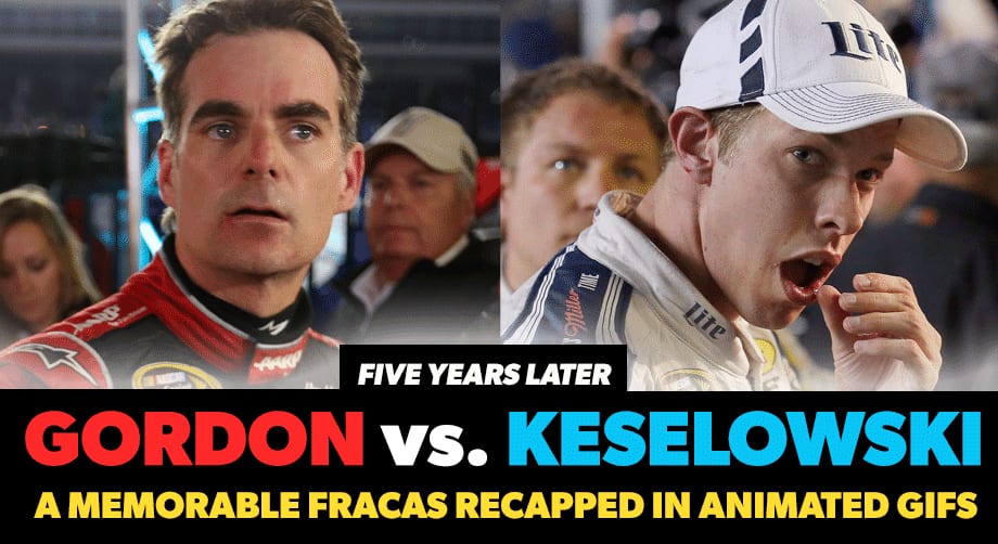 Gordon Vs. Keselowski: A fracas recapped in GIFs | NASCAR.com
