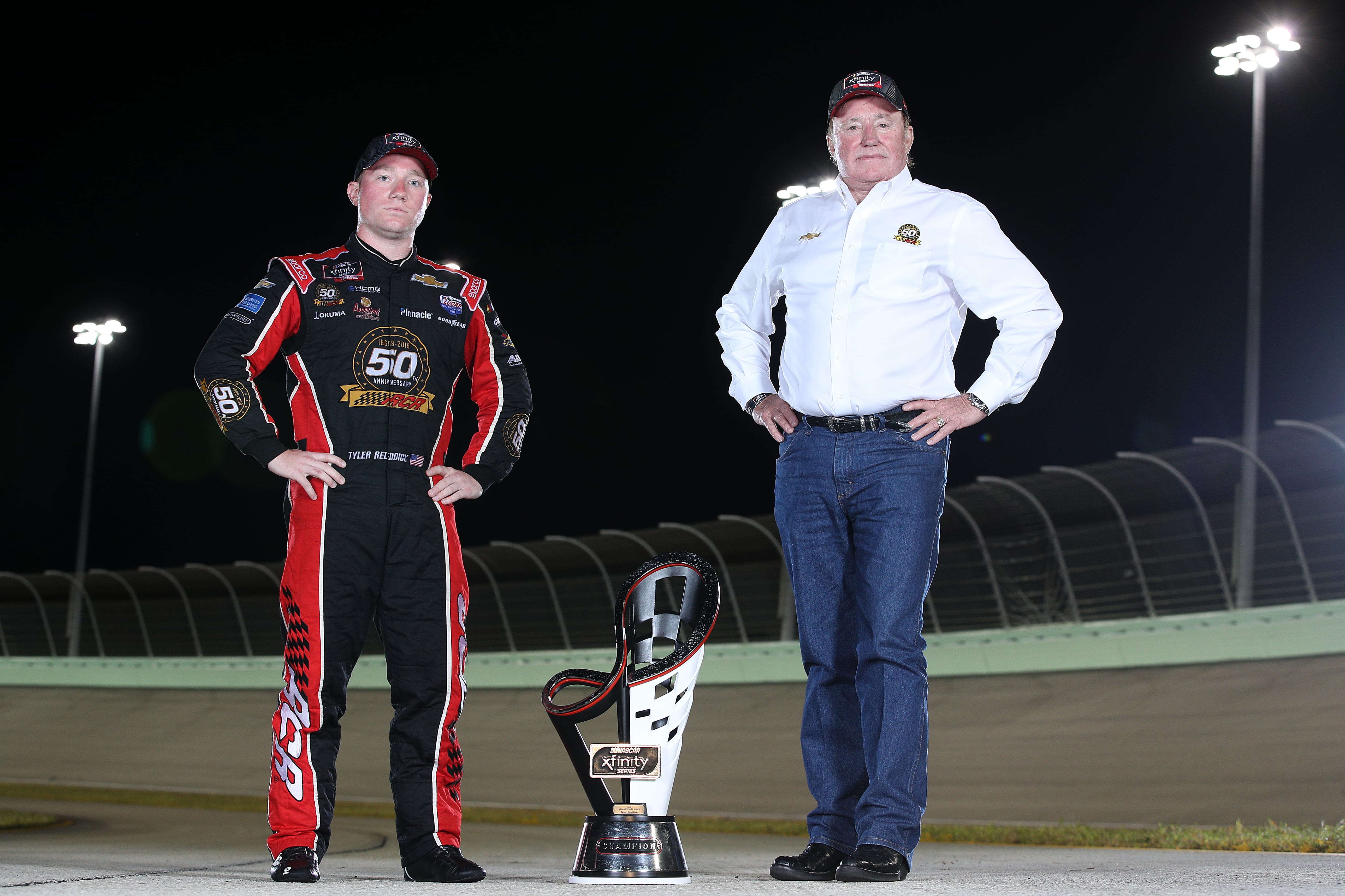 2019 NASCAR title winners celebrate with trophies | NASCAR.com