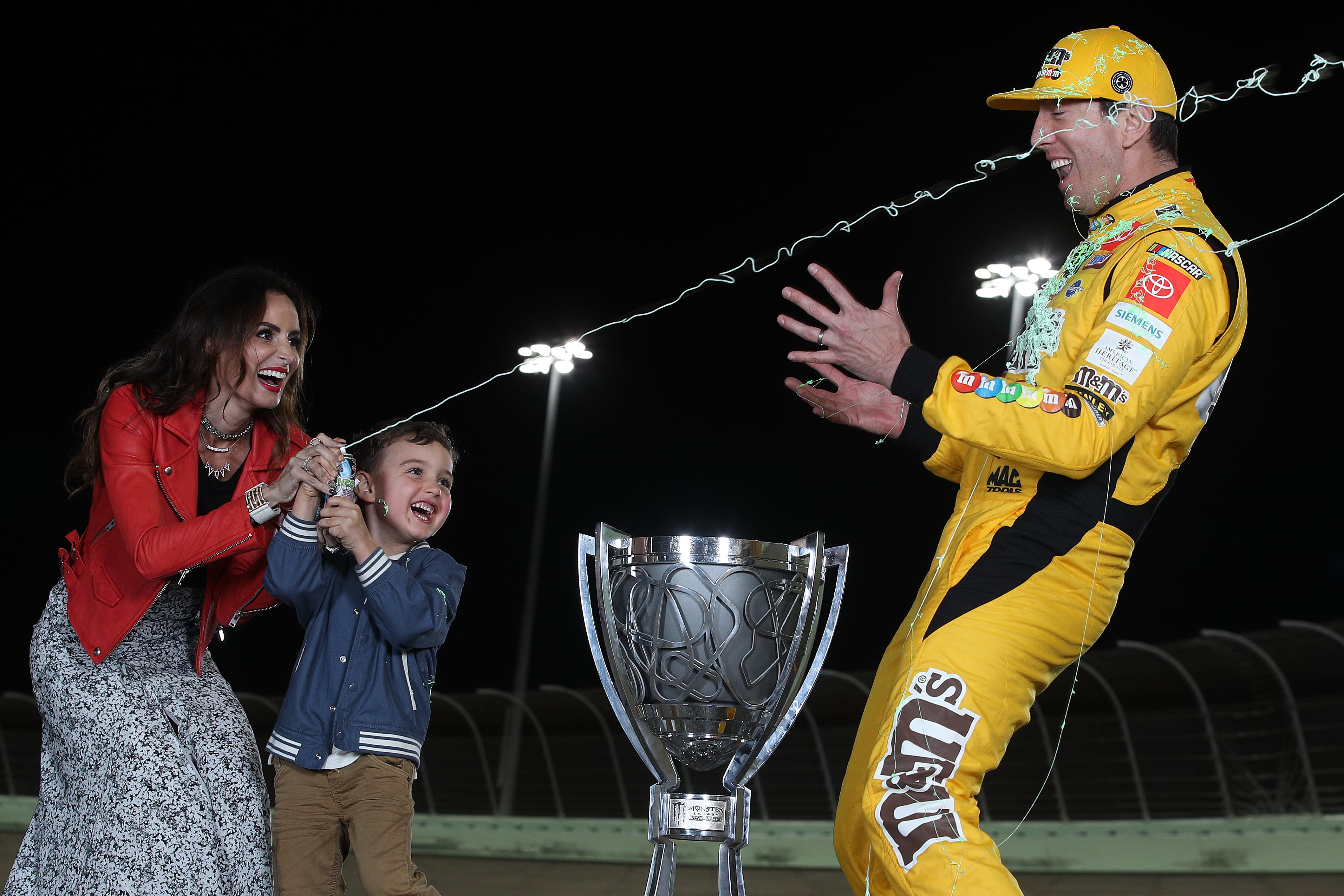 2019 NASCAR title winners celebrate with trophies | NASCAR.com