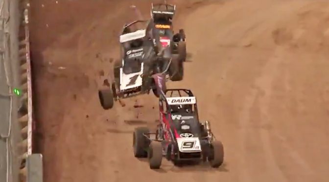 Bell, Larson take wild rides in midget races in New Zealand | NASCAR.com