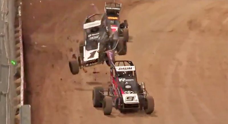 Bell, Larson take wild rides in midget races in New Zealand | NASCAR.com