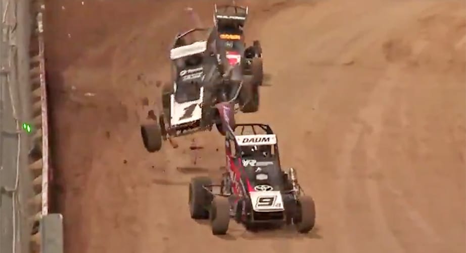 Bell, Larson take wild rides in midget races in New Zealand | NASCAR.com