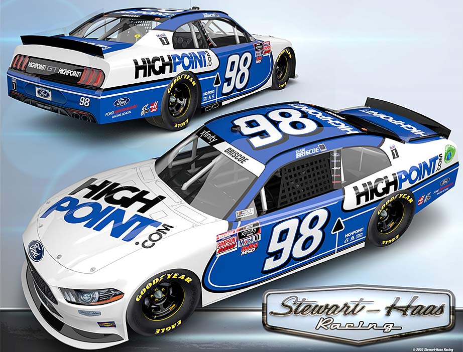 SHR signs HighPoint as IT provider, Briscoe sponsor | NASCAR.com