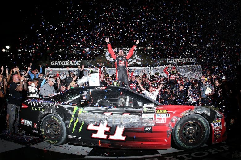 Photos: A history of busted cars in Victory Lane | NASCAR