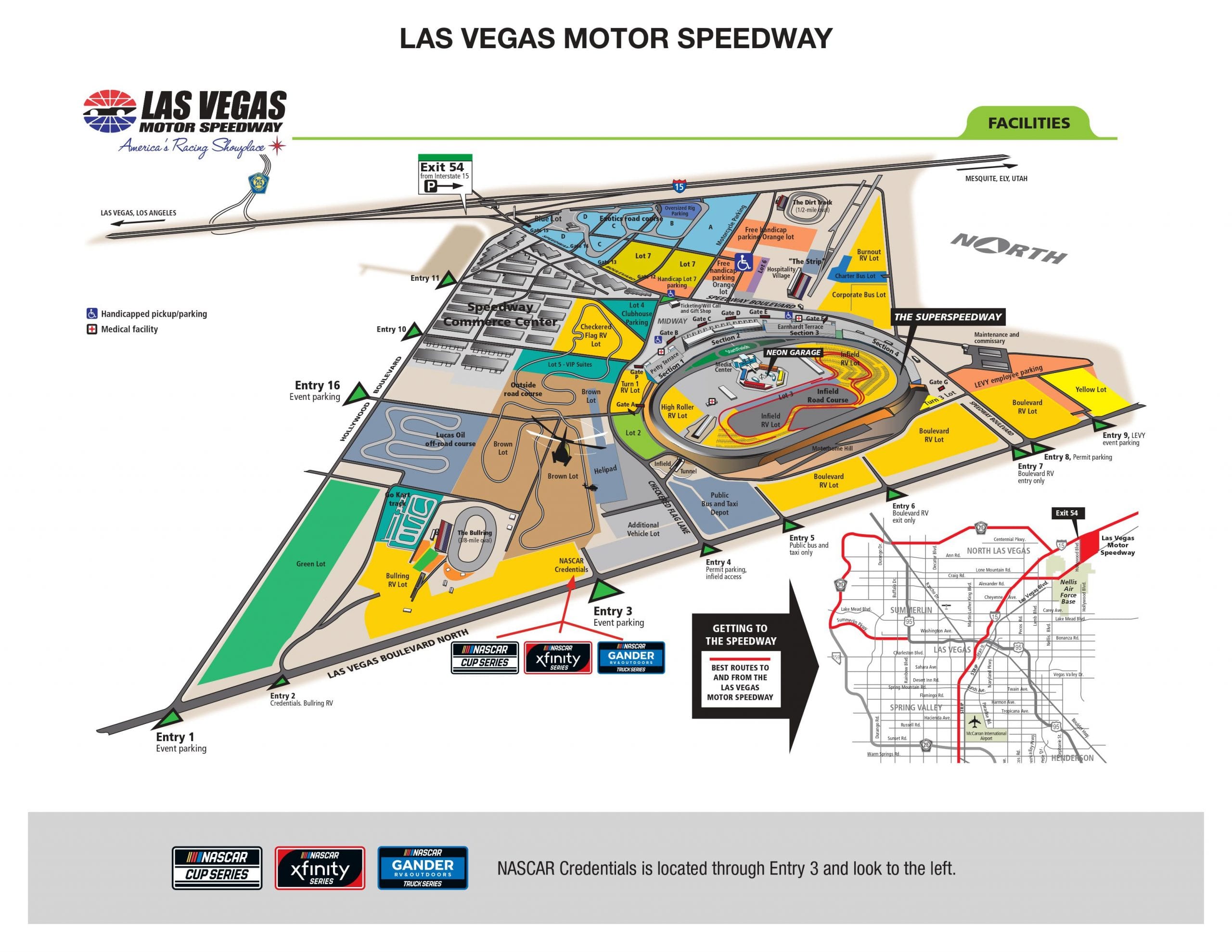 Las Vegas Nascar Track Map